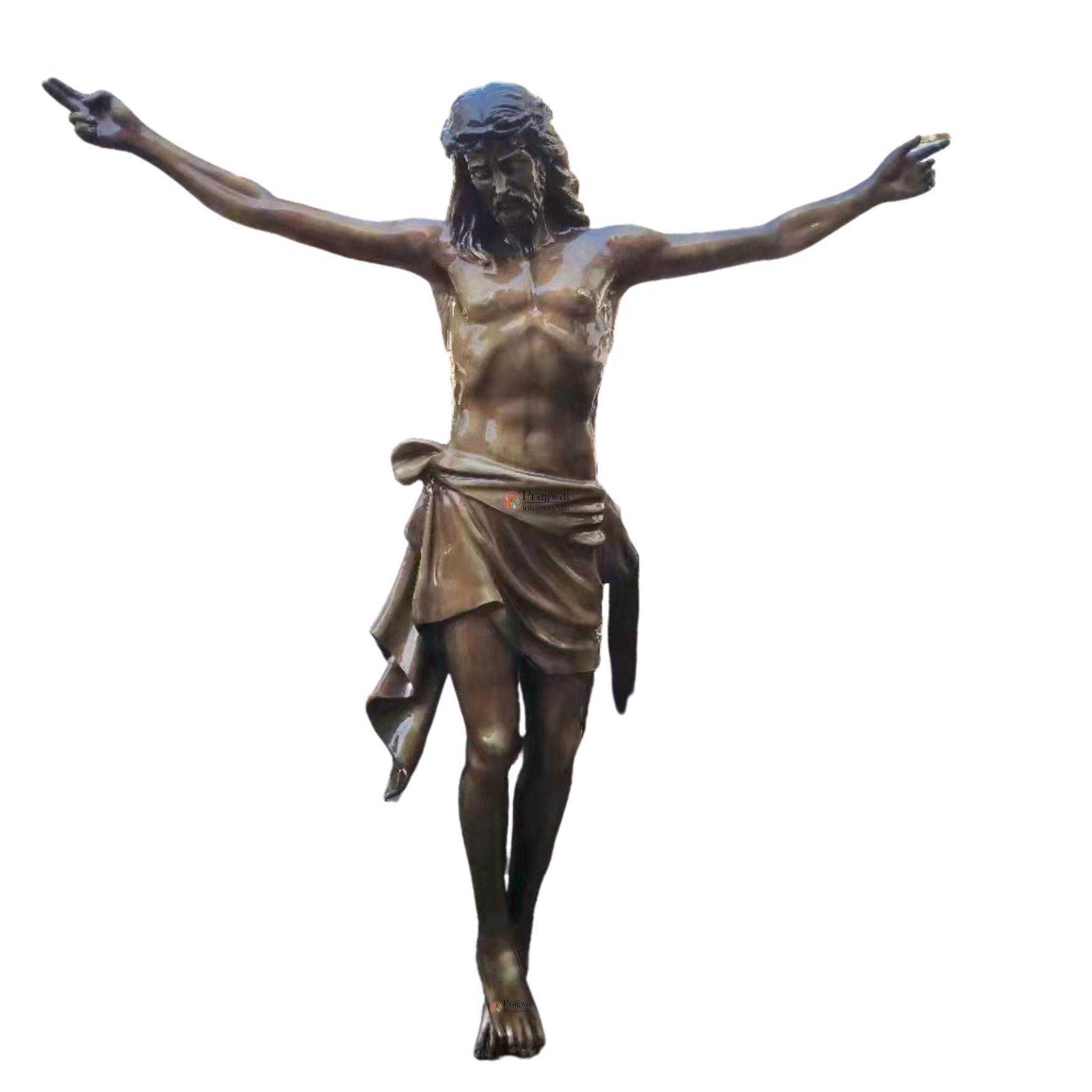 "Beautiful Christ Jesus Bronze Statues | Handcrafted | Prajjwal ...